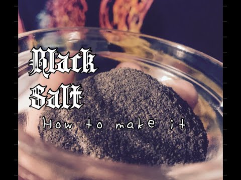 How to make black salt | Witchcraft Recipe - YouTube