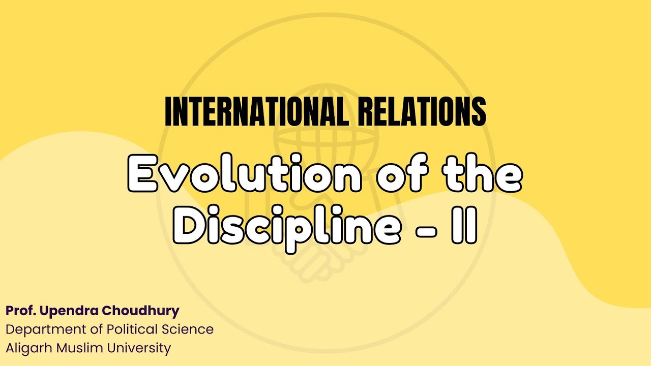 Evolution of the Discipline-II - YouTube