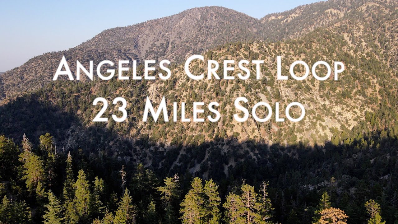 Hiking 23 Miles Solo on Angeles Crest Loop - YouTube