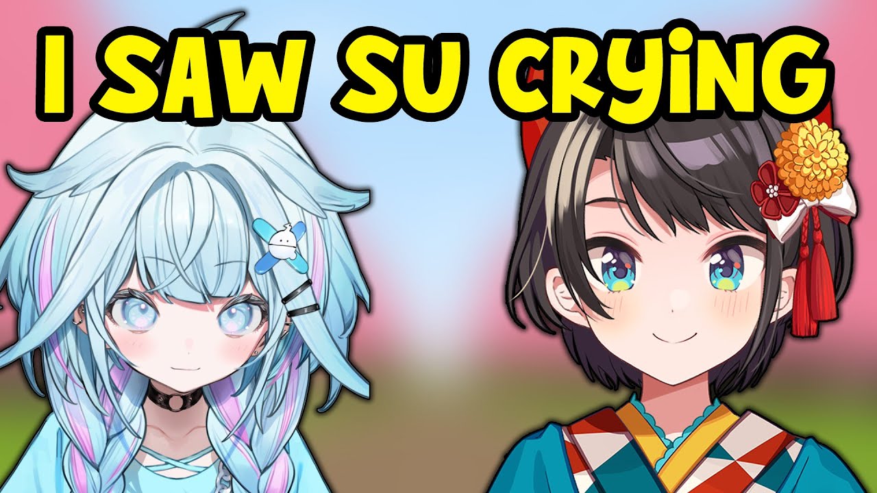 Subaru sees Su crying for her [Hololive] - YouTube