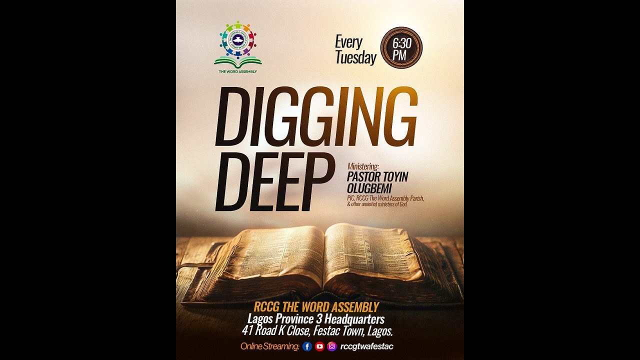 DIGGING DEEP SERVICE || 4TH MARCH 2025 || RCCG TWA LP3 - YouTube
