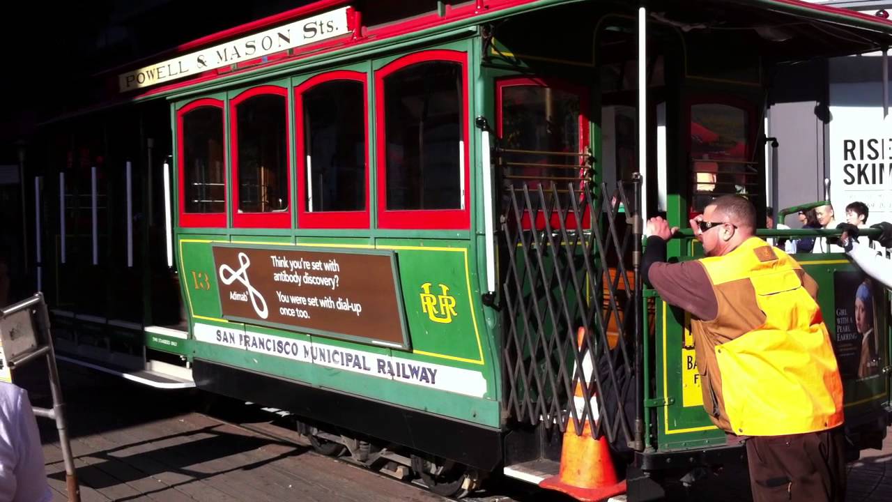 Cable Car Turning - YouTube