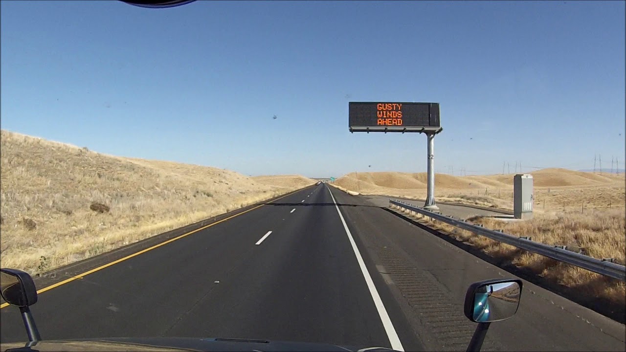Interstate 5 California - Exit 349 to Exit 319 - YouTube