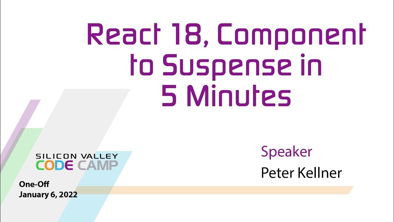 Upgrade a Component to Use Suspense in React 18 in 5 Minutes - YouTube