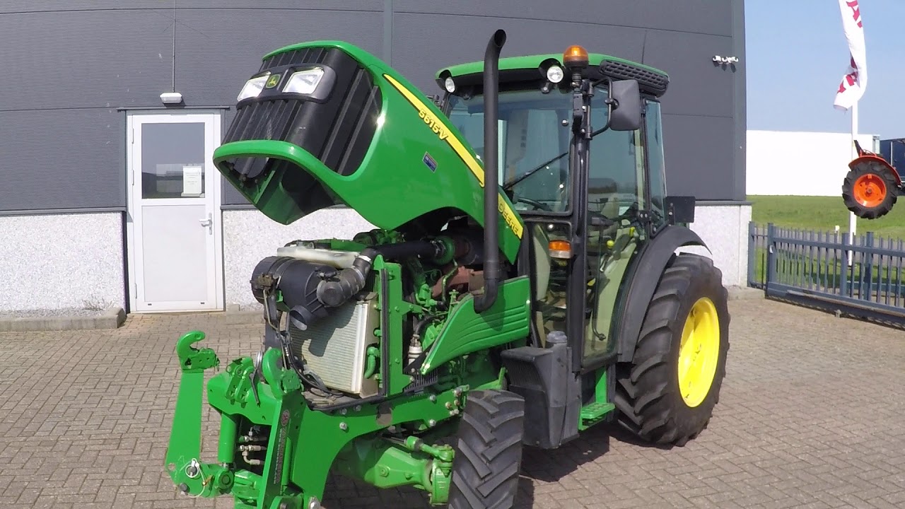 John Deere 5615V / 03736 Draaiuren / Fronthef - YouTube