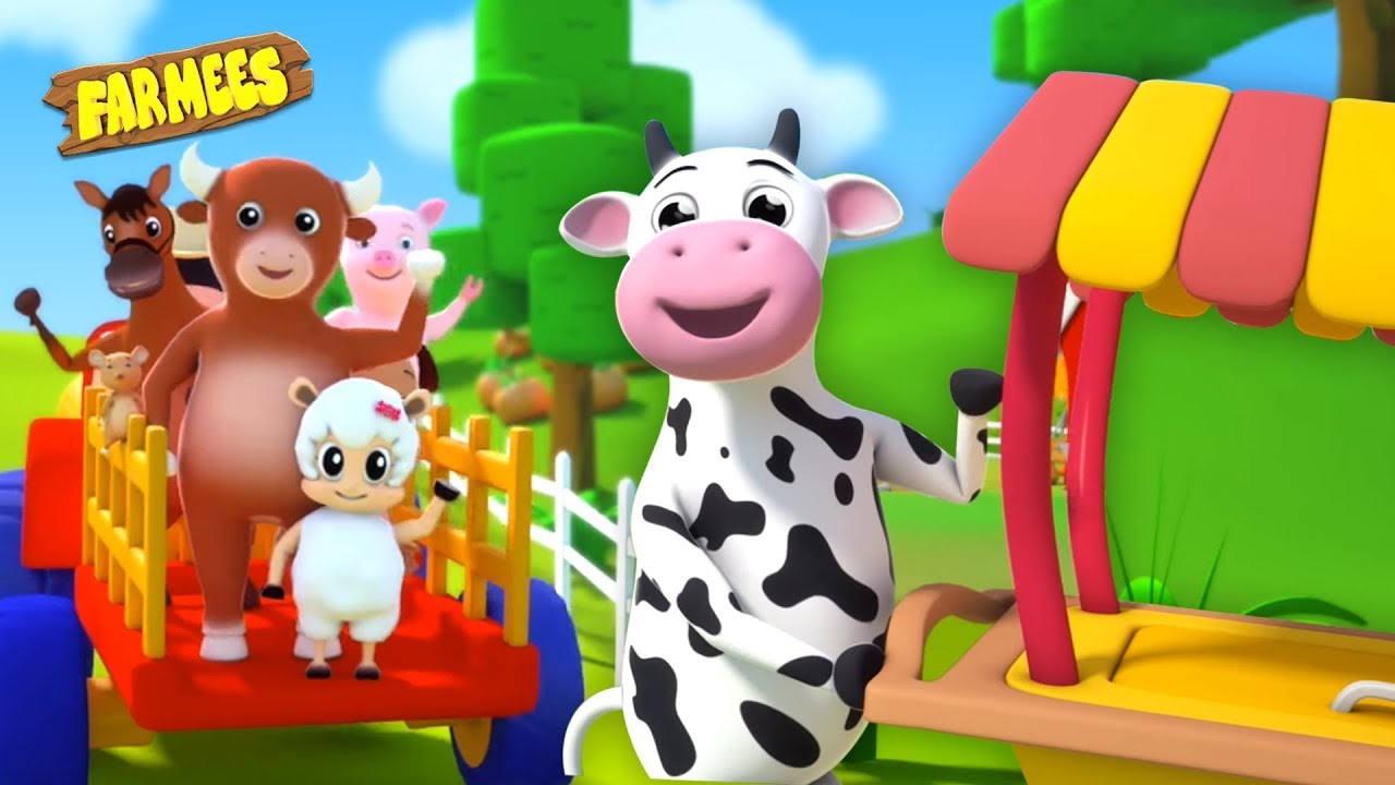 Learn Numbers with Farm Animals | Nursery Rhymes & Children Songs by ...