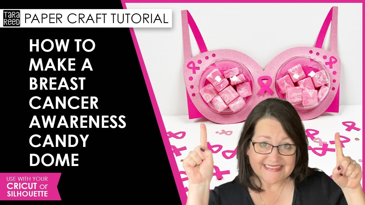 οΈ ποΈ Diy Breast Cancer Awareness T Make A Candy Dome With Cricut