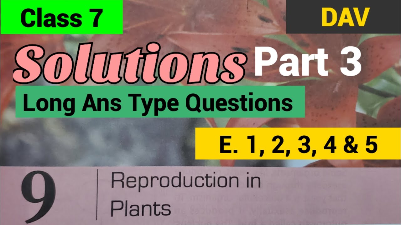 DAV Class 7 science chapter 9 long question answer - YouTube