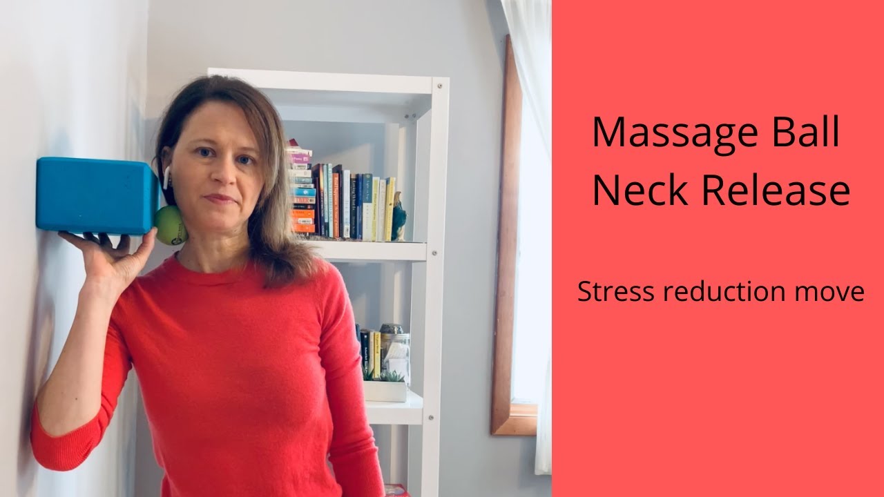 Side of neck self massage - YouTube