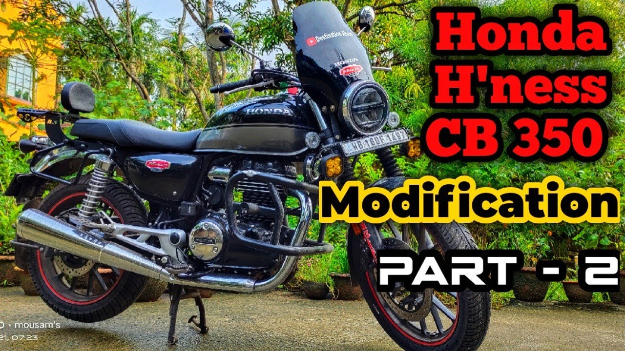 Honda Highness CB 350 | Part-2 |Modification | HJG Fog Lamp ...