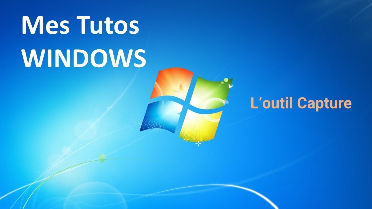 WINDOWS Outil Capture - YouTube