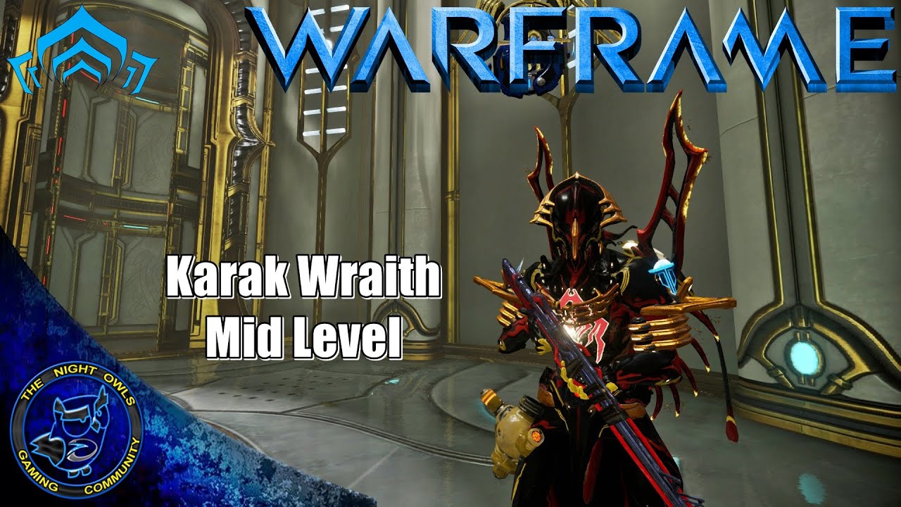 Warframe: Tower Survival | Level 15 Karak Wraith - Volt Prime - Atomos ...