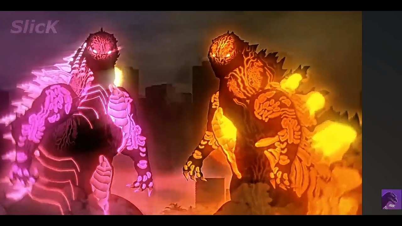 review of evolve Godzilla versus thermal nuclear Godzilla taking place during the Godzilla x ...