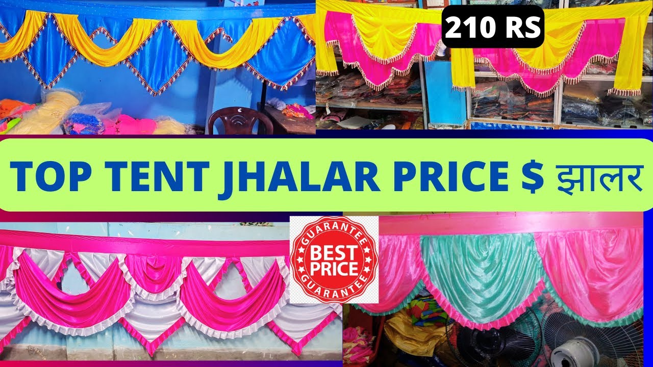 💰💲top tent house jhalar design price II झालर II - YouTube