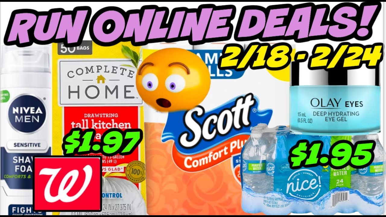 WALGREENS ONLINE DEALS (2/18 - 2/23) - YouTube