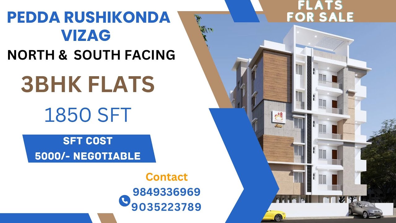KVR DEVELOPERS | NORTH & SOUTH FACING FLATS FOR SALE | EXTENT 1850 SFT ...