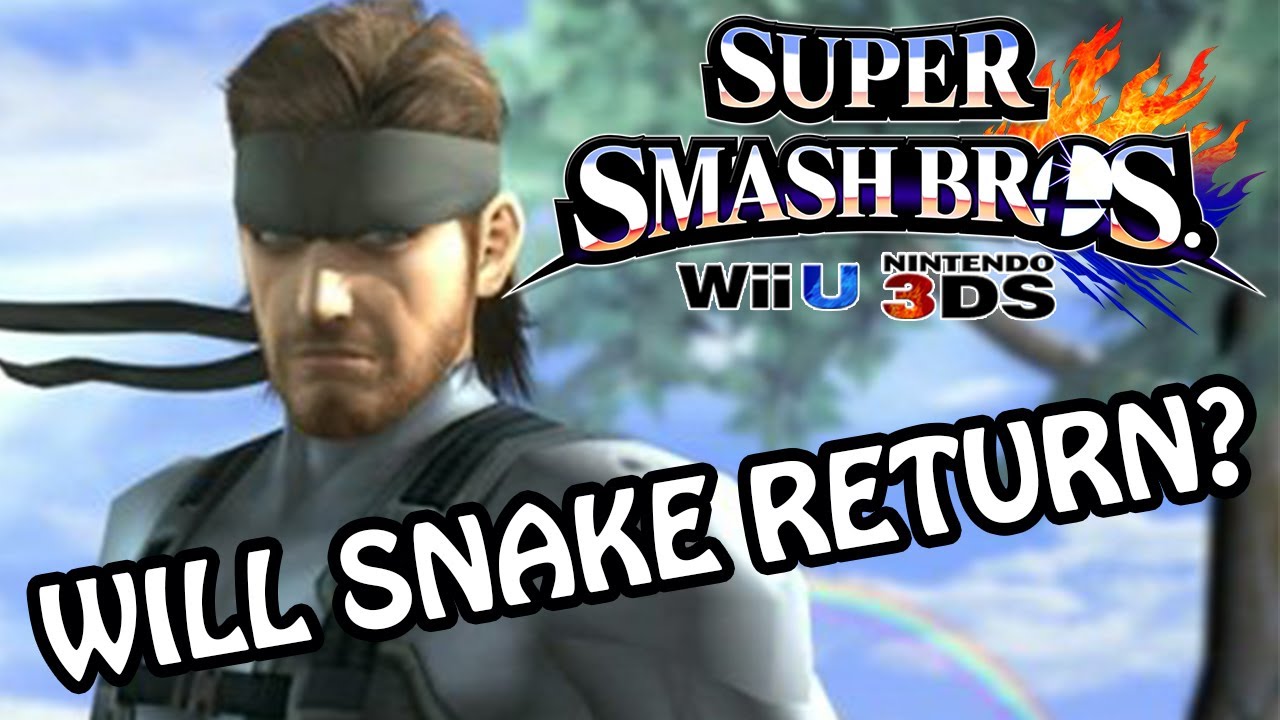 Super Smash Bros Wii-U/3DS - Will Solid Snake return?? - YouTube