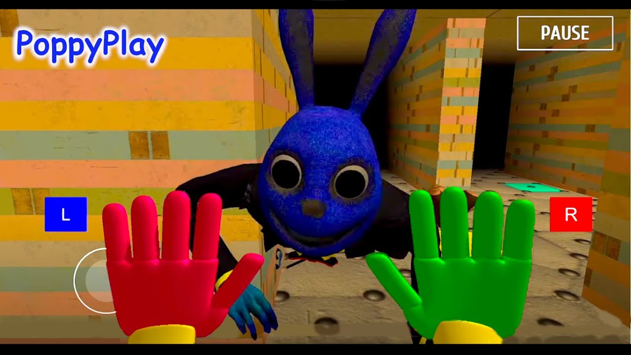 Blue monster toy factory! [Play With Poppy Toy] horror monster escape ...