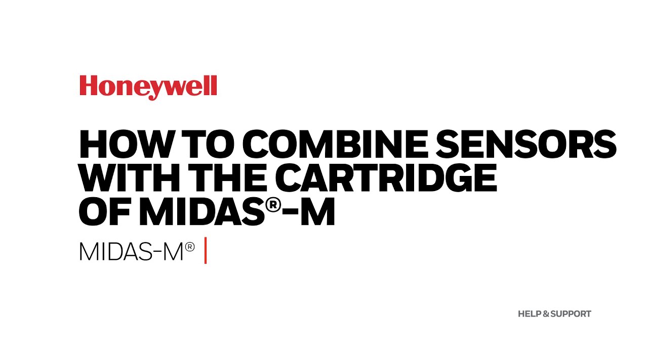 How to combine sensors with the cartridge of midas-M - YouTube