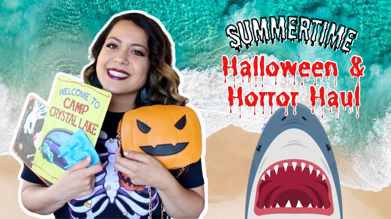 First Halloween Haul: Spooky Summer Edition 🦈 (books, decor and more ...
