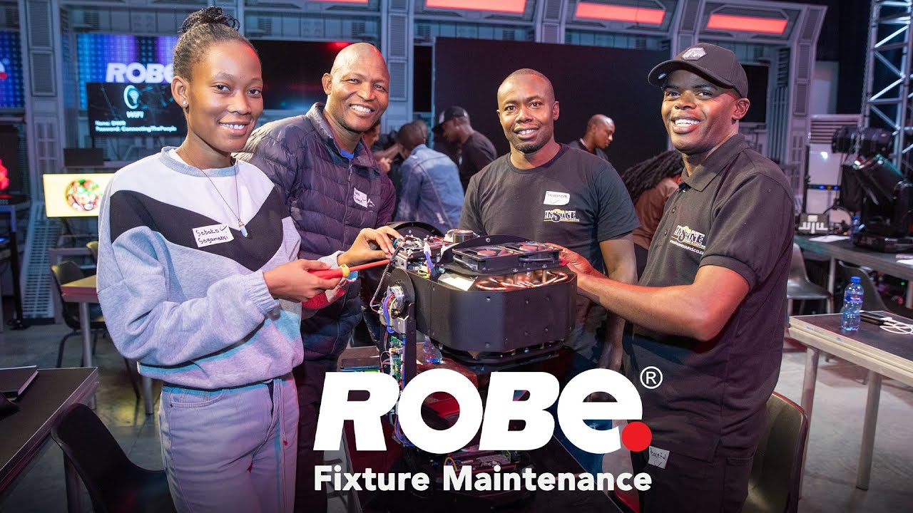 Robe Fixture Maintenance April 2024 - YouTube