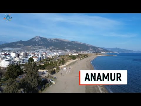 Mersin Anamur Halk Plajı Dron Çekimi