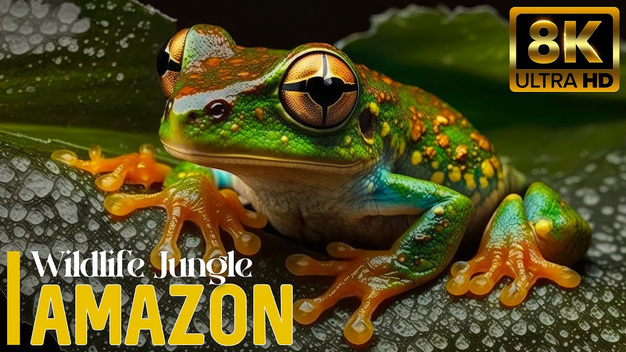 Wildlife Amazon Jungle 4K 🦥 Exploring Marvellous Amazon Animals with ...
