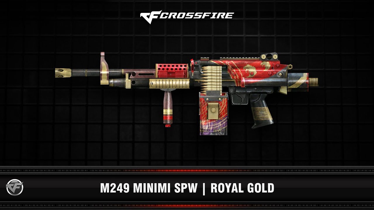 CF : M249 Minimi SPW | Royal Gold - YouTube