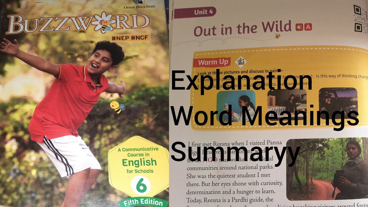 6th English Buzzword# unit 4# Out in the Wild explanation - YouTube