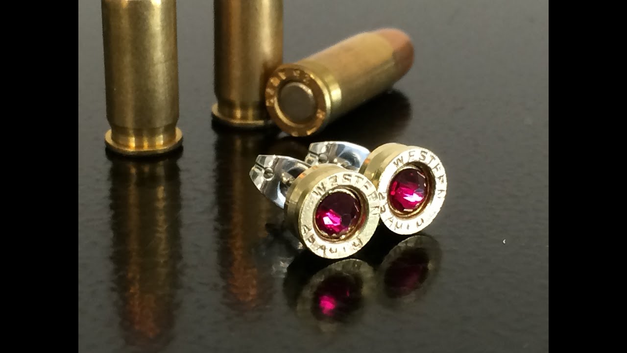 punching 25 auto primer ammowear bullet casing jewelry - YouTube