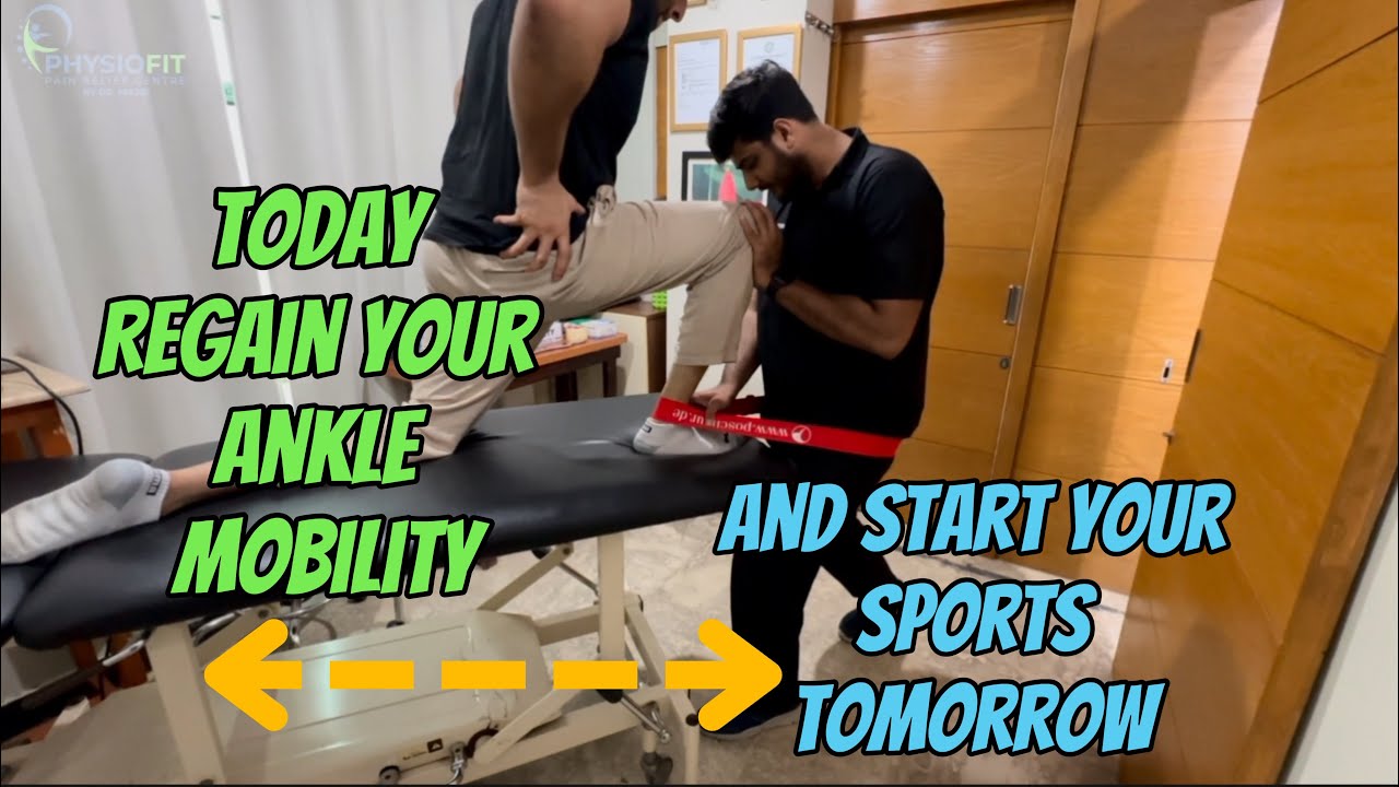 Improve your Ankle Mobility to perform at your best in Sports #physiofitbydrmajid #sports # ...