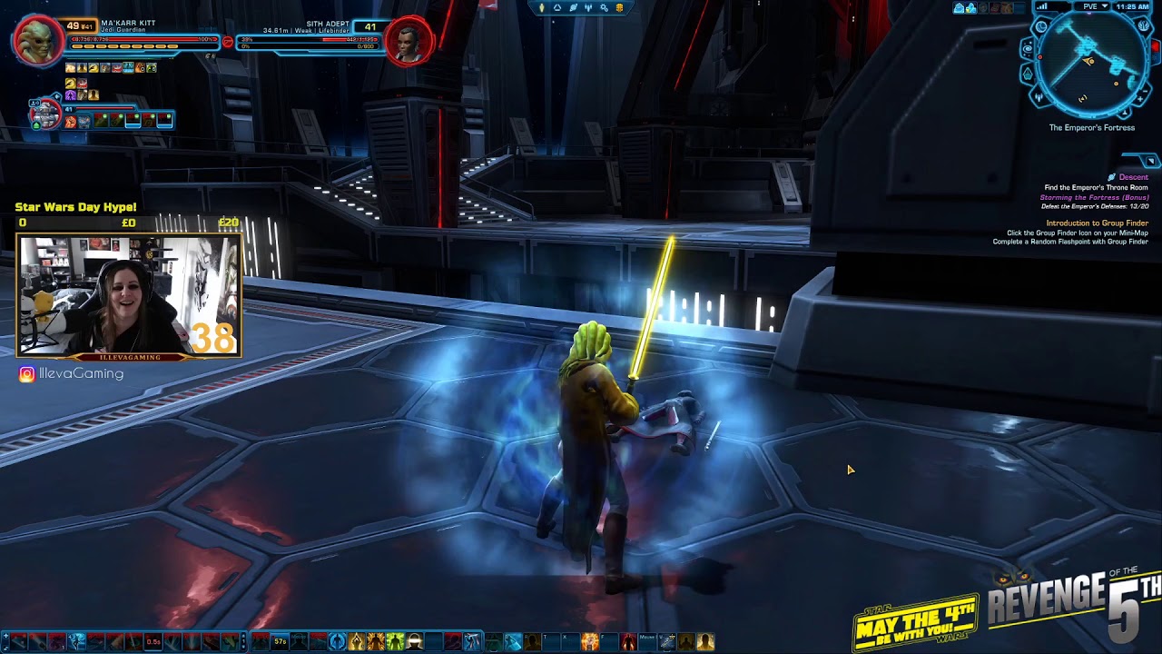 SWTOR The Force Push Trick - YouTube