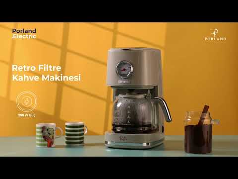 Porland.Electric: Retro Filtre Kahve Makinesi