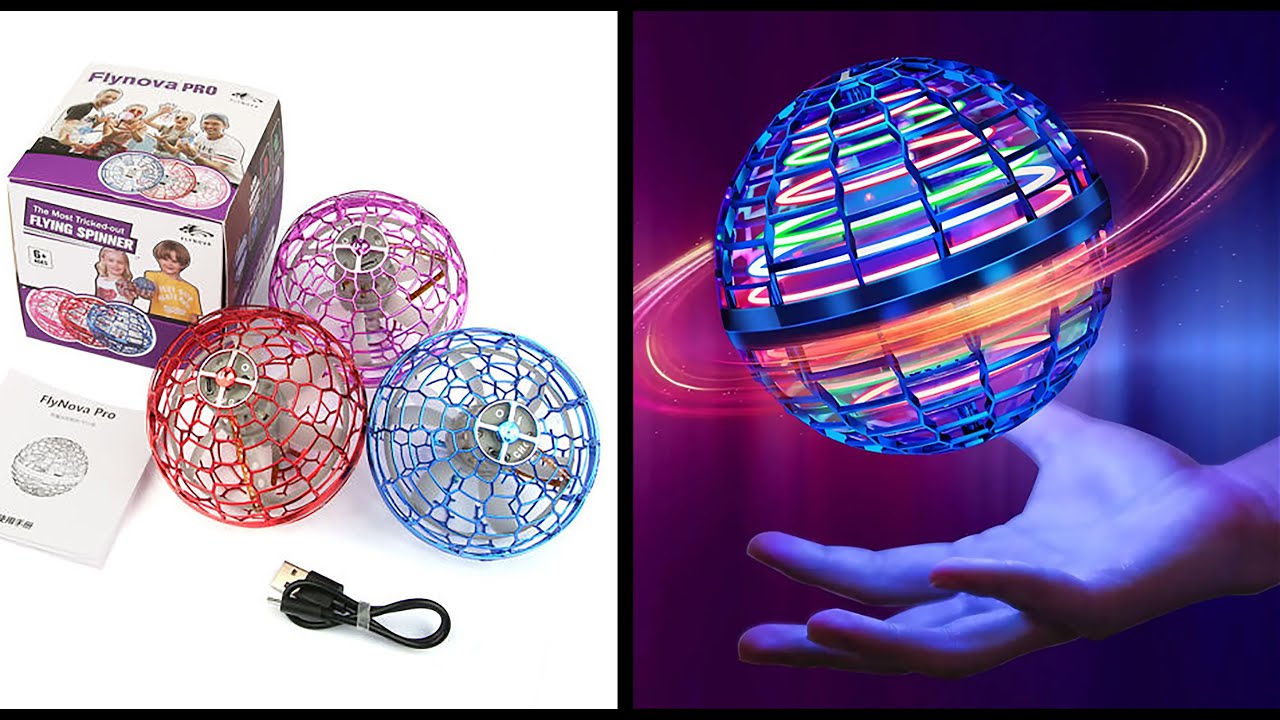 Flynova Pro Flying Ball || Mini Drone UFO Spinner || Hand Induction ...