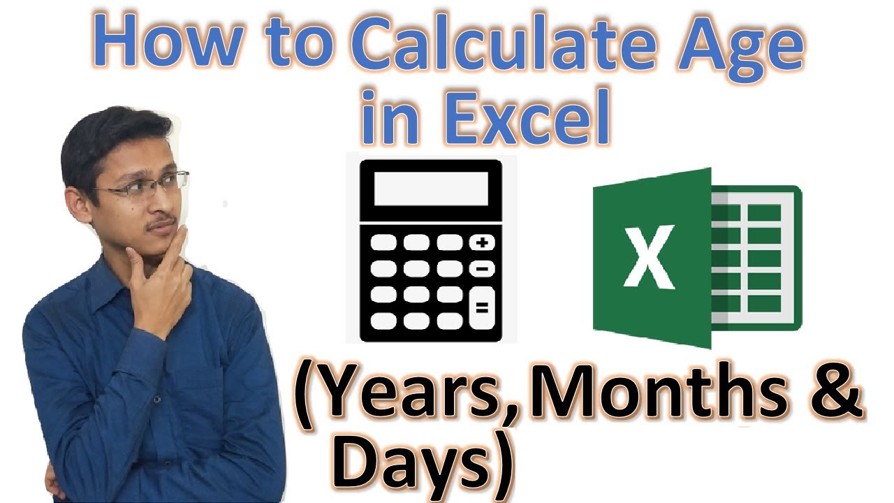 How To Calculate Age In Excel How To Age Calculate How To Age