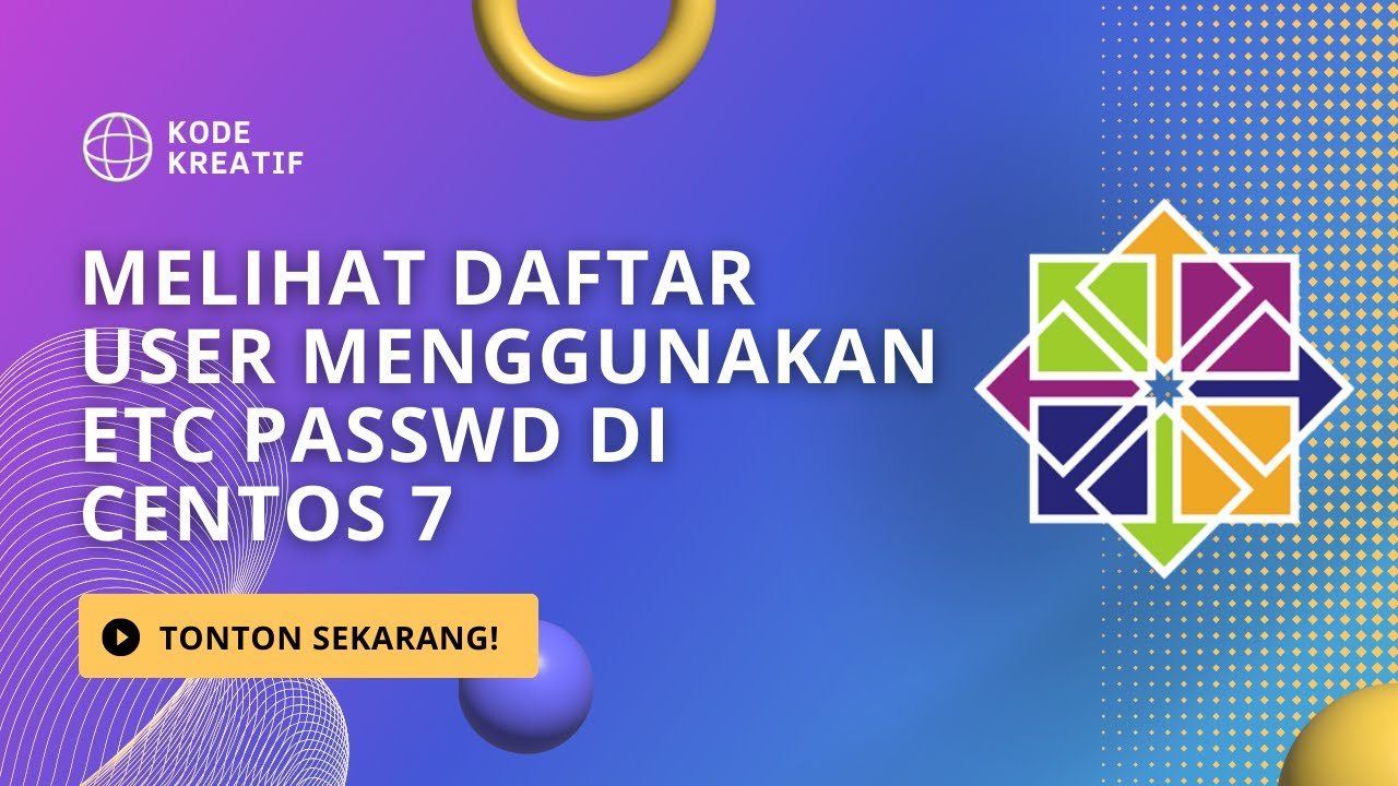 Melihat Daftar User Menggunakan /etc/passwd - YouTube