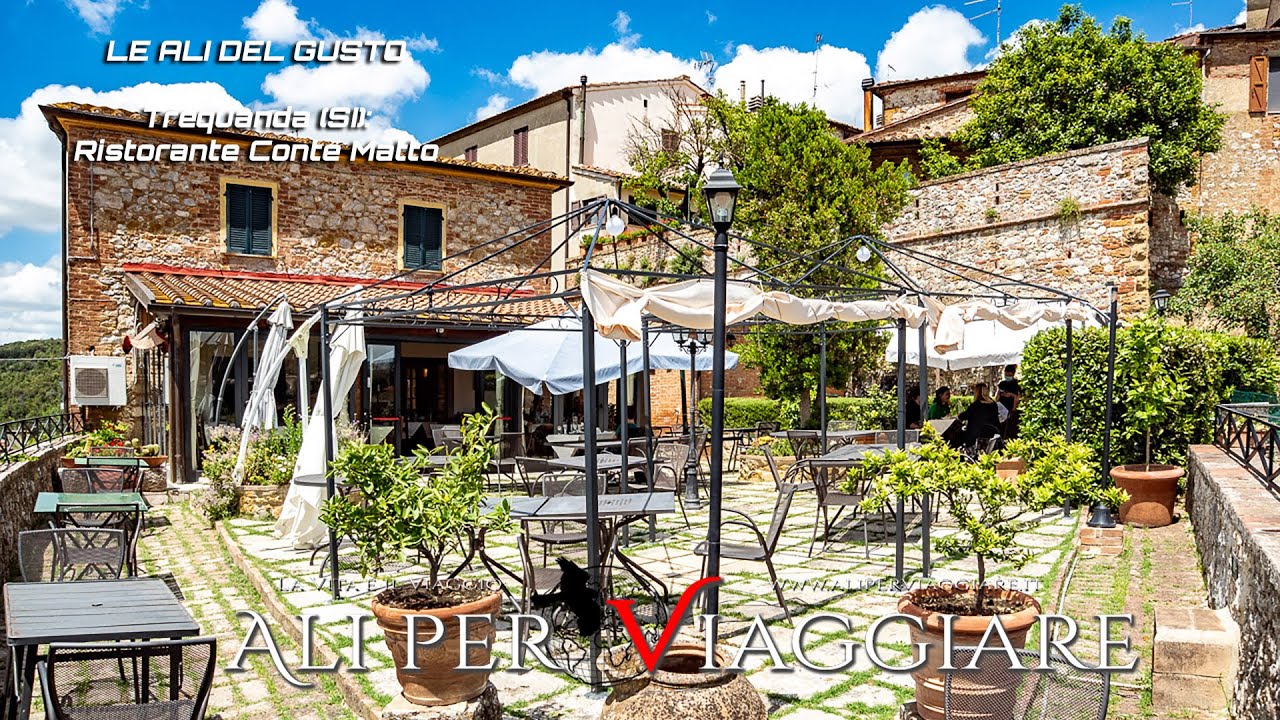 Trequanda (SI) : Ristorante Conte Matto - YouTube