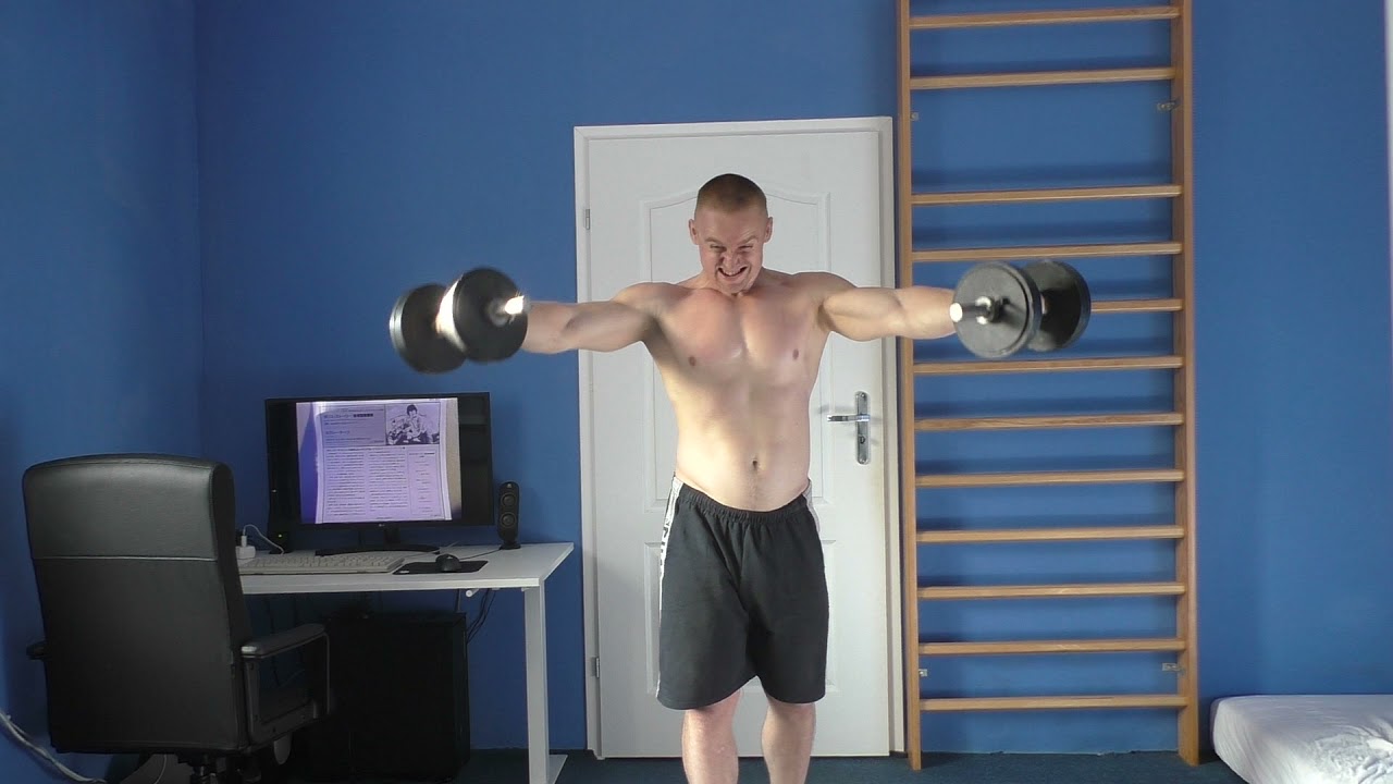 20kg Lateral Raise x10 - YouTube