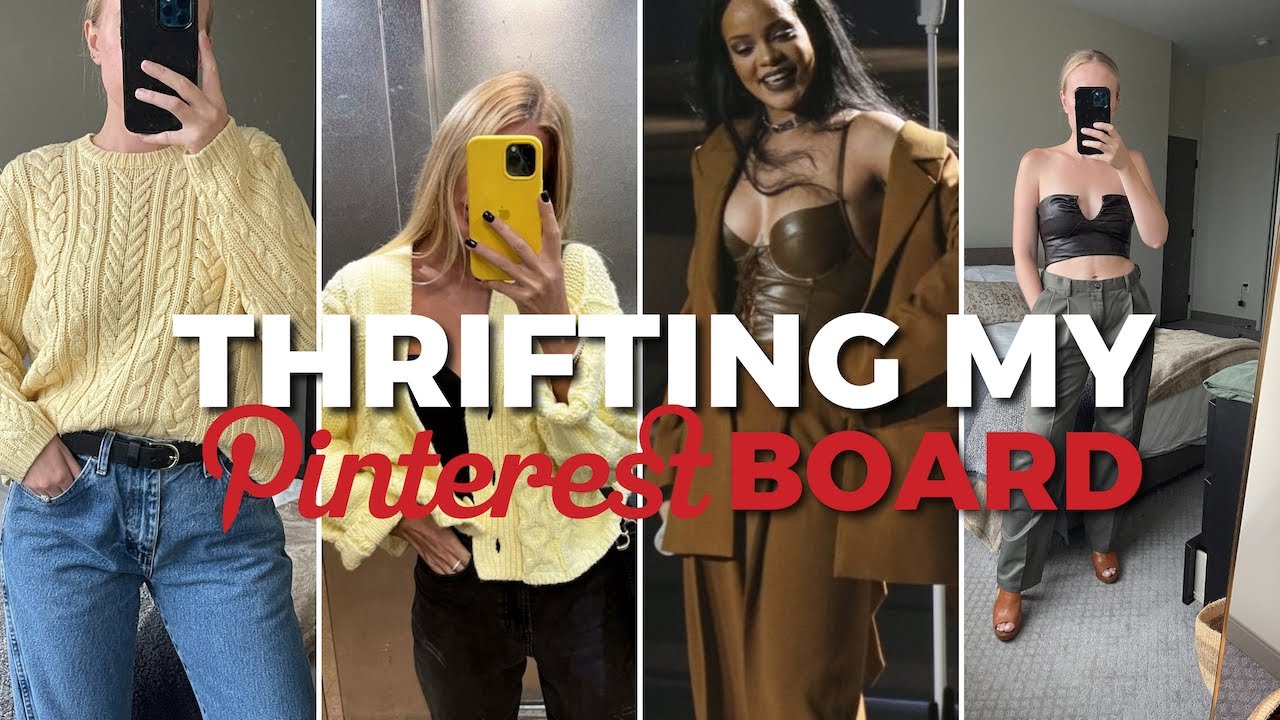 Thrifting My Pinterest Board Episode 21 (Fall Transition Thrift Haul ...