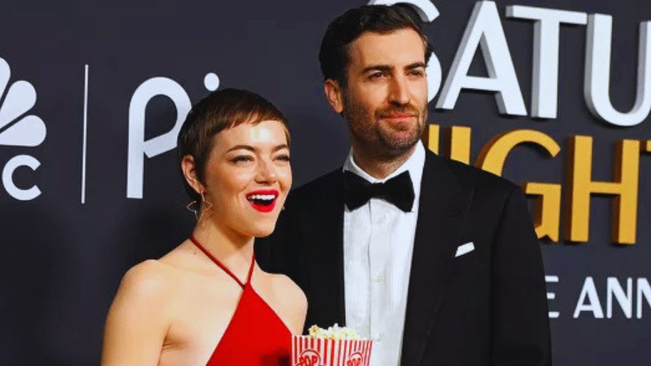 "Emma Stone’s Popcorn Dress Steals the Show at SNL50 – A Date Night to ...