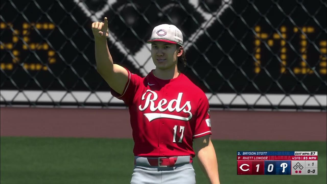 MLB The Show 25 Gameplay: Cincinnati Reds vs Philadelphia Phillies - (PS5) [4K60FPS] - YouTube