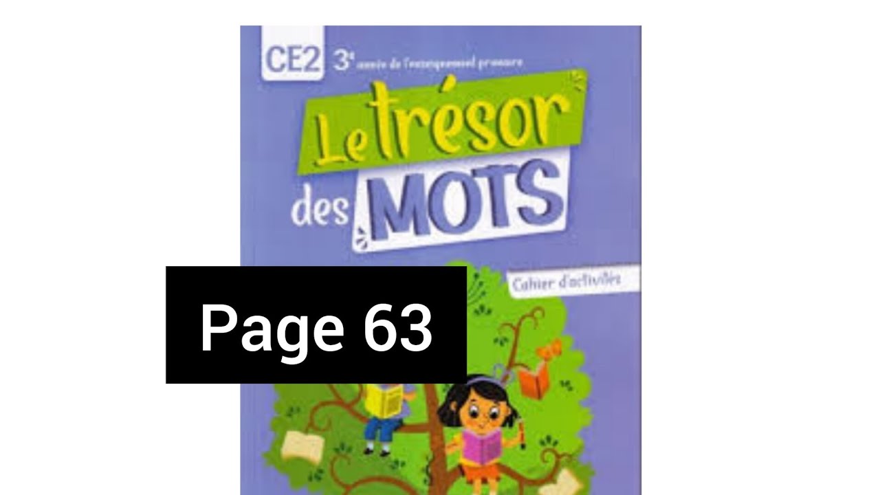 page 63 "cahier d'activité" CE2 le passé composé - YouTube