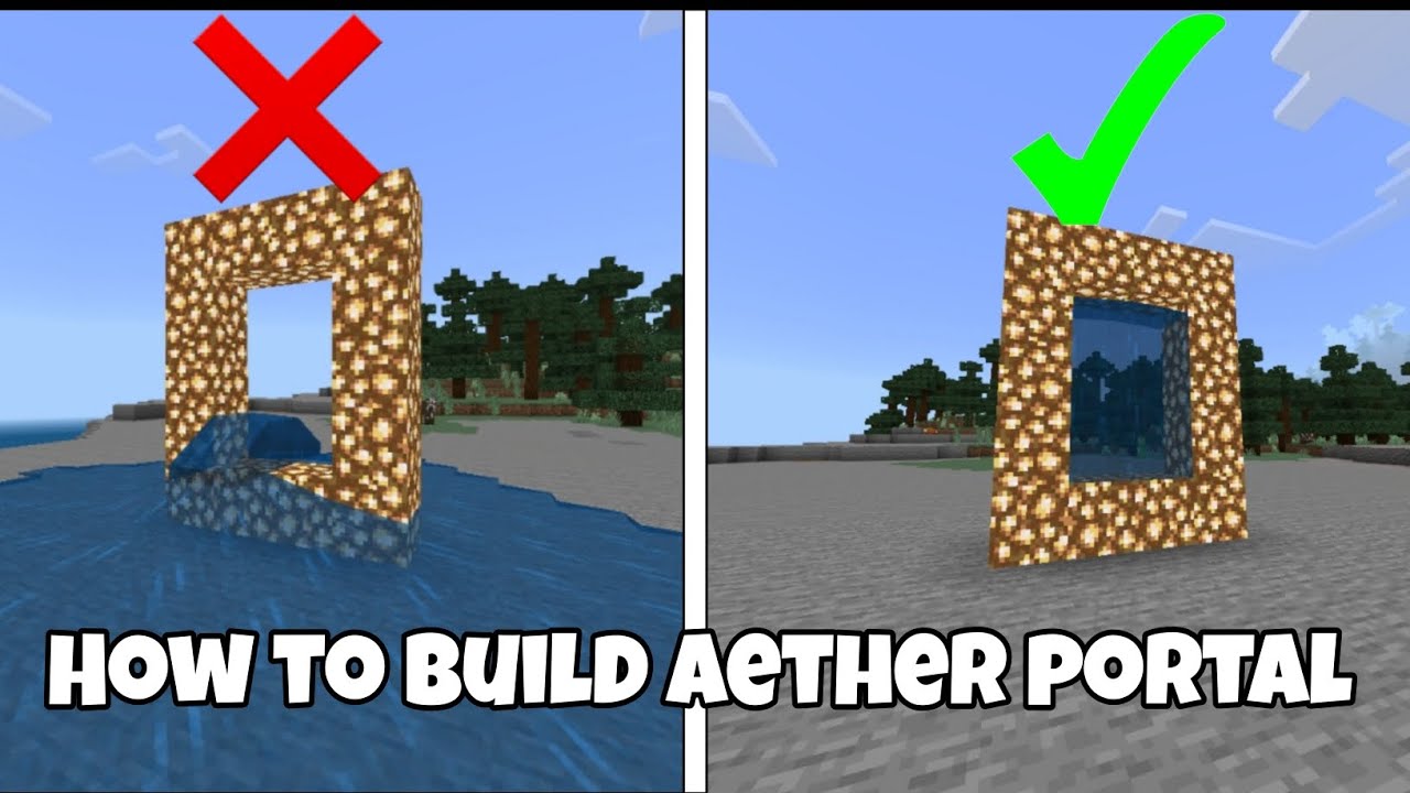 how to build aether portal in minecraft|like| |Subscribe| - YouTube