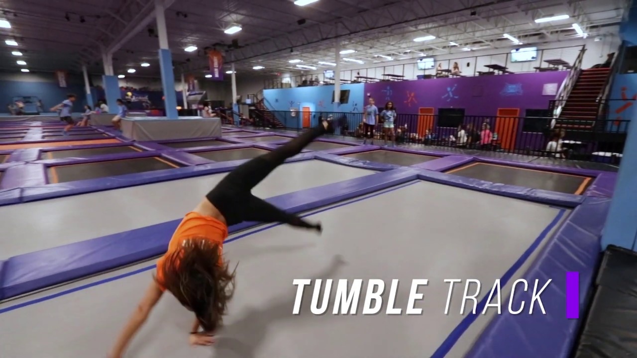 Try your moves on our Tumble Track! - YouTube