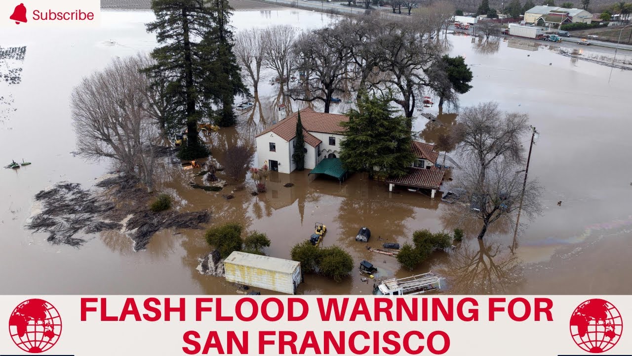 Flash Flood Warning for San Francisco, Storm is not slowing down! - YouTube