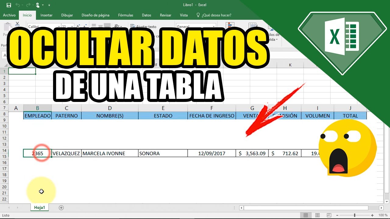 COMO OCULTAR Y MOSTRAR DATOS de una Tabla con solo UN CLIK en Excel ...