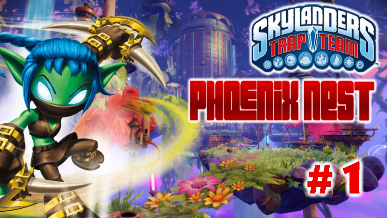 Skylanders: Trap Team -- Brock's Arena Phoenix Nest Part 1 - YouTube