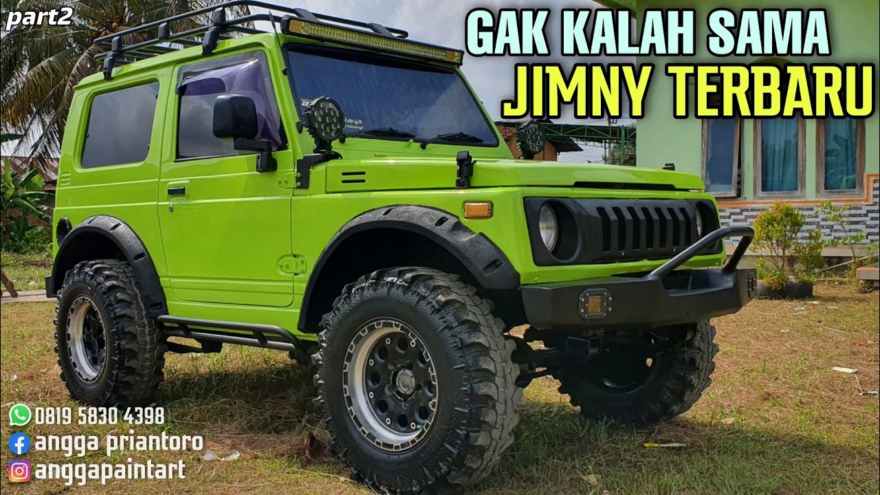 BEGINI HASIL PENGECATAN SUZUKI JIMNY LAMA JADI JIMNY BARU GAK JAUH BEDA ...