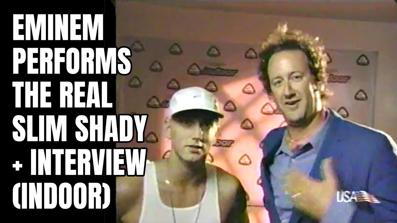 Eminem performs The Real Slim Shady + interview (Indoor) - YouTube