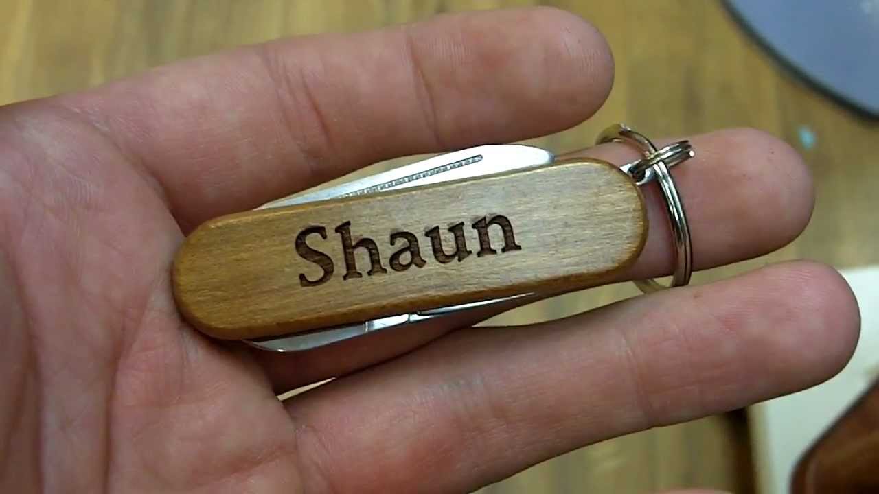 Wayne Carver Personalized Shaun Pocket Tool - YouTube